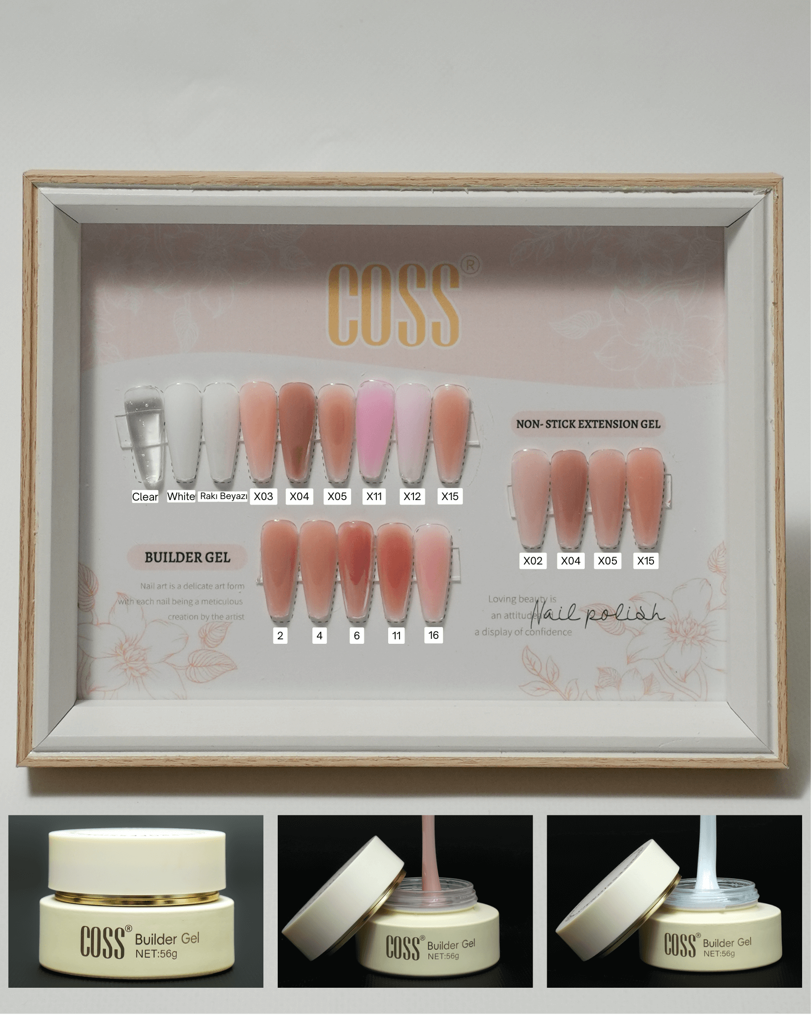 Coss Builder Jel 56 gr - Coss Kozmetik